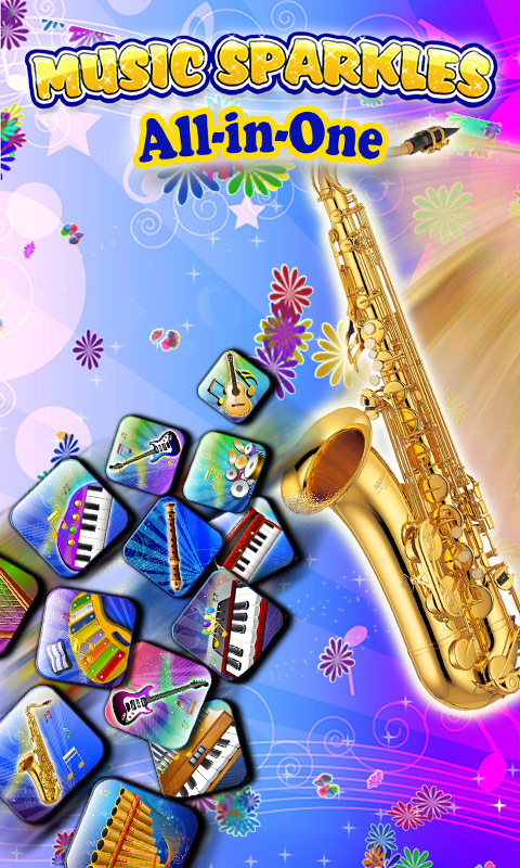 Music Sparkles – All in One Musical Instruments Collection HD - App on ...