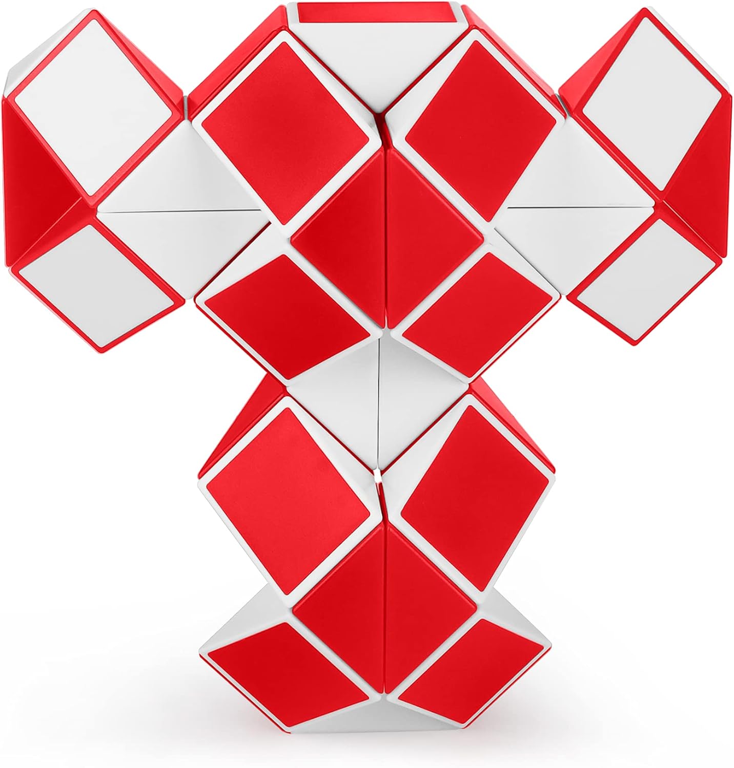 KidsPark Snake Fidget Toy, 48 Parts Magic Snake Cube 3D Twist Snake ...