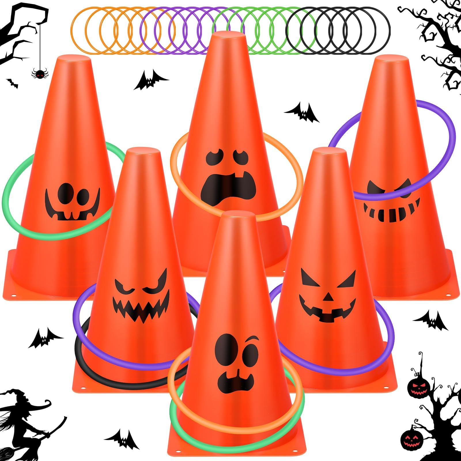 Amazon.com: Fun Express Inflatable 3 in a Row Halloween Game : Toys & Games