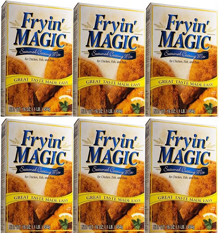 Amazon.com : BETRULIGHT - Fryin' Magic Seasoned Coating Mix (Pack of 4 ...