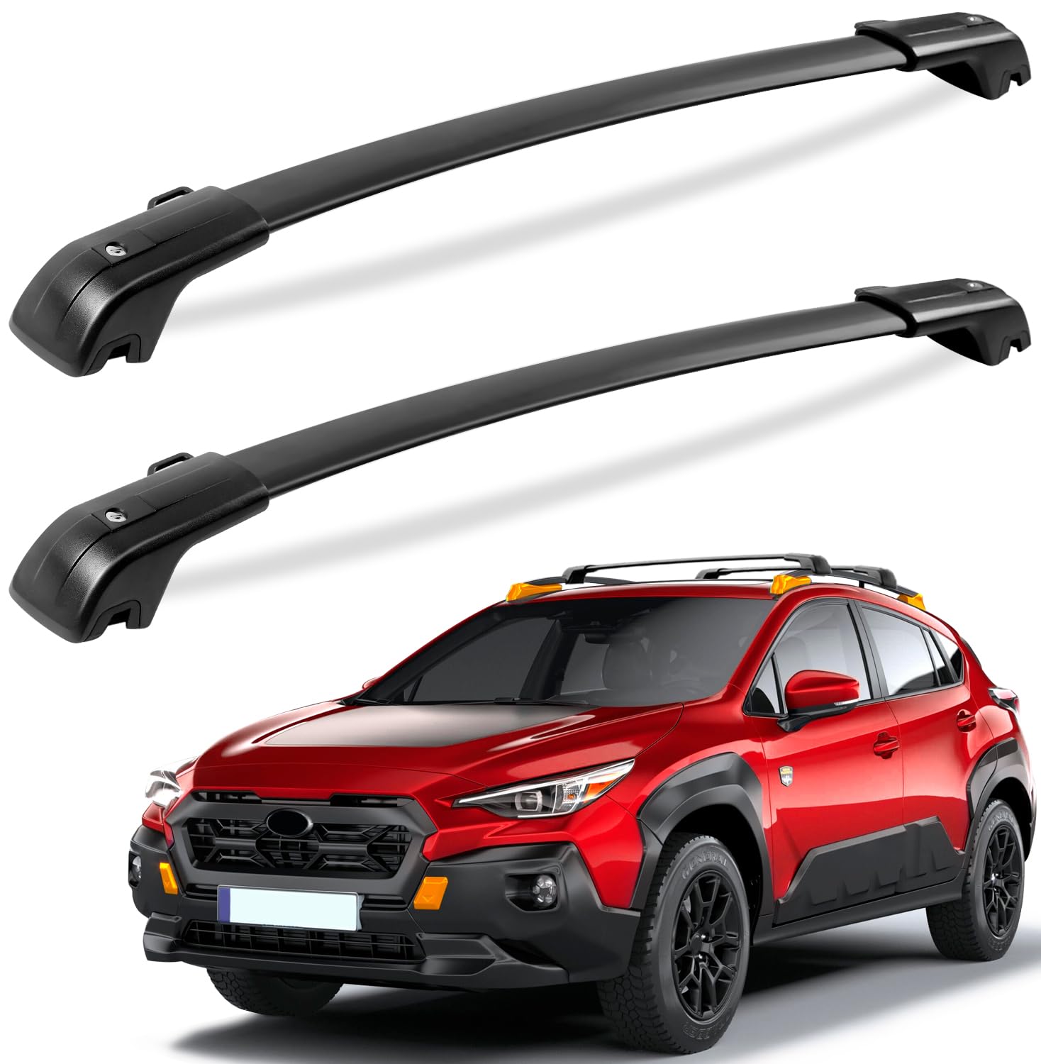 Amazon.com: FengYu Roof Rack Cross Bars 260lbs Compatible with Subaru ...