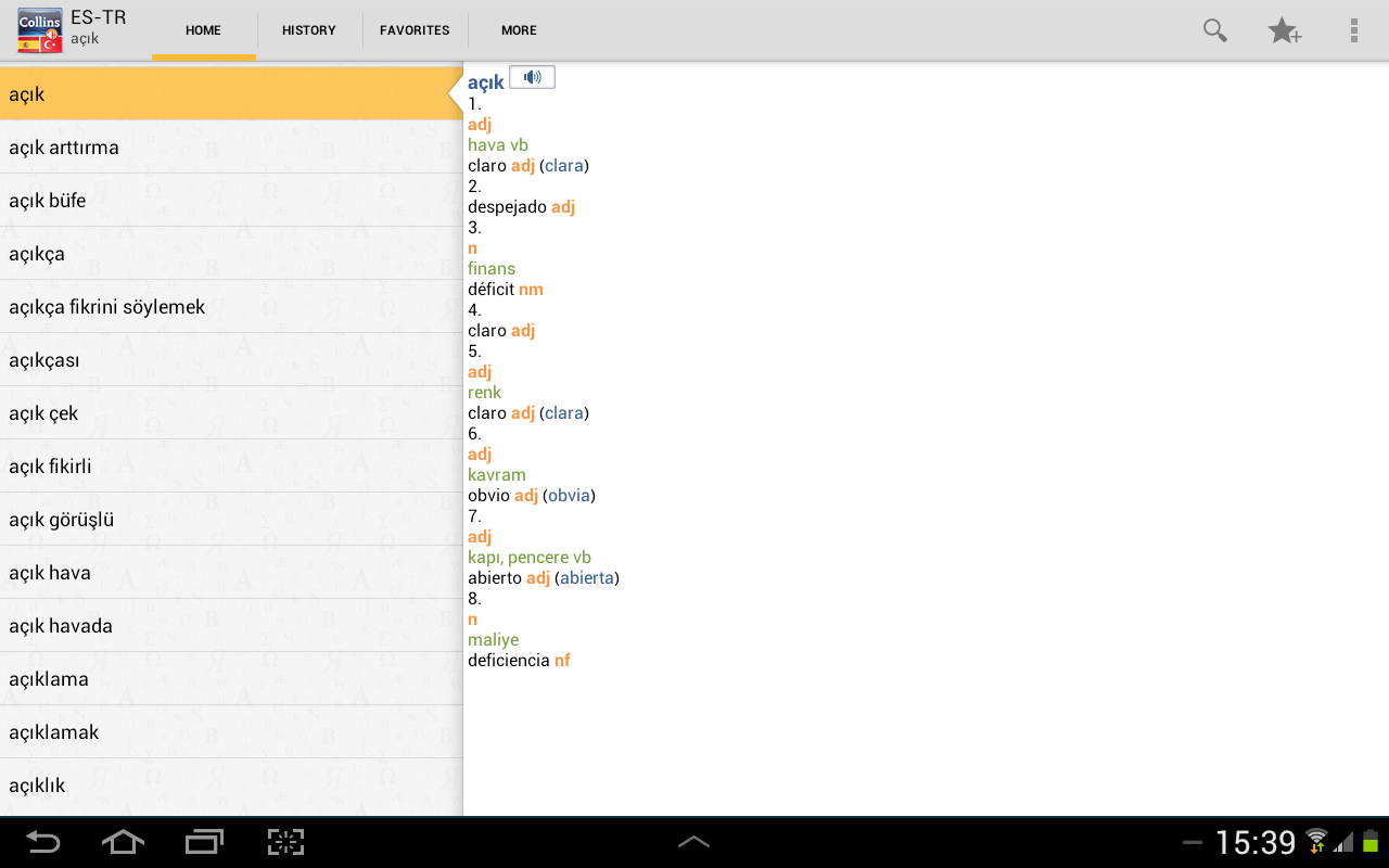 Audio Collins Mini Gem Spanish-Turkish & Turkish-Spanish Dictionary ...