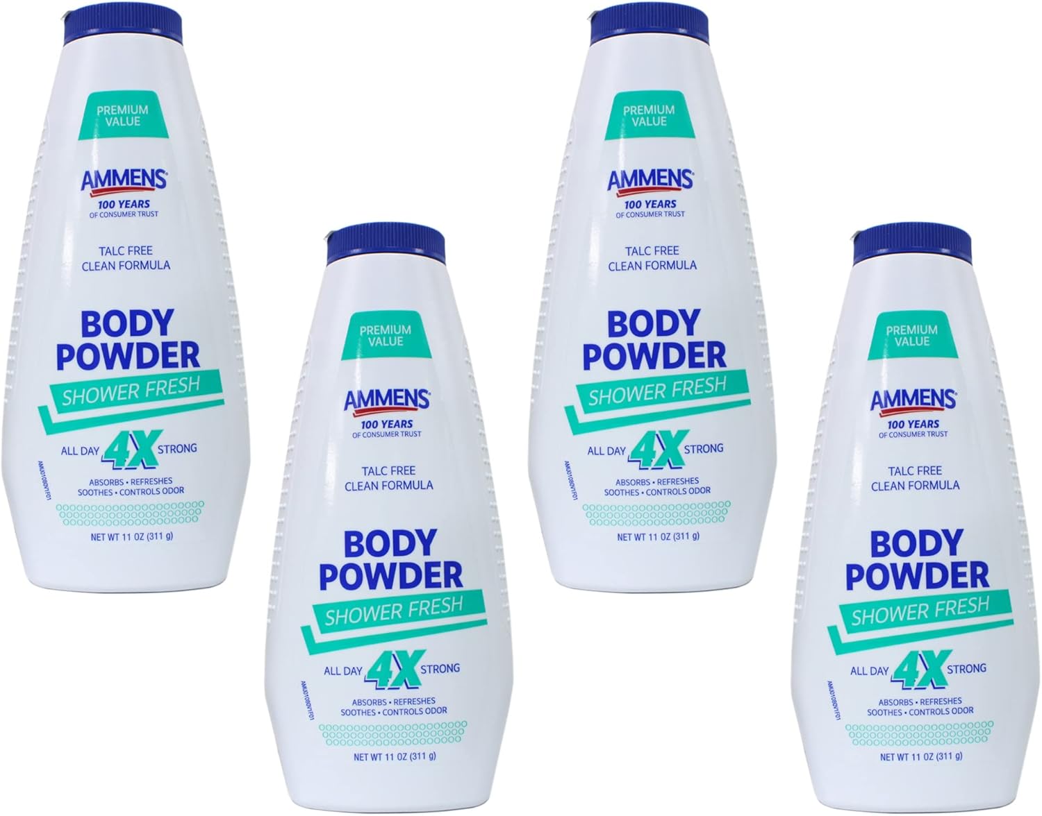 Amazon.com: Ammens Powder, Shower Fresh Formula, 11-Ounce Bottles (Pack ...