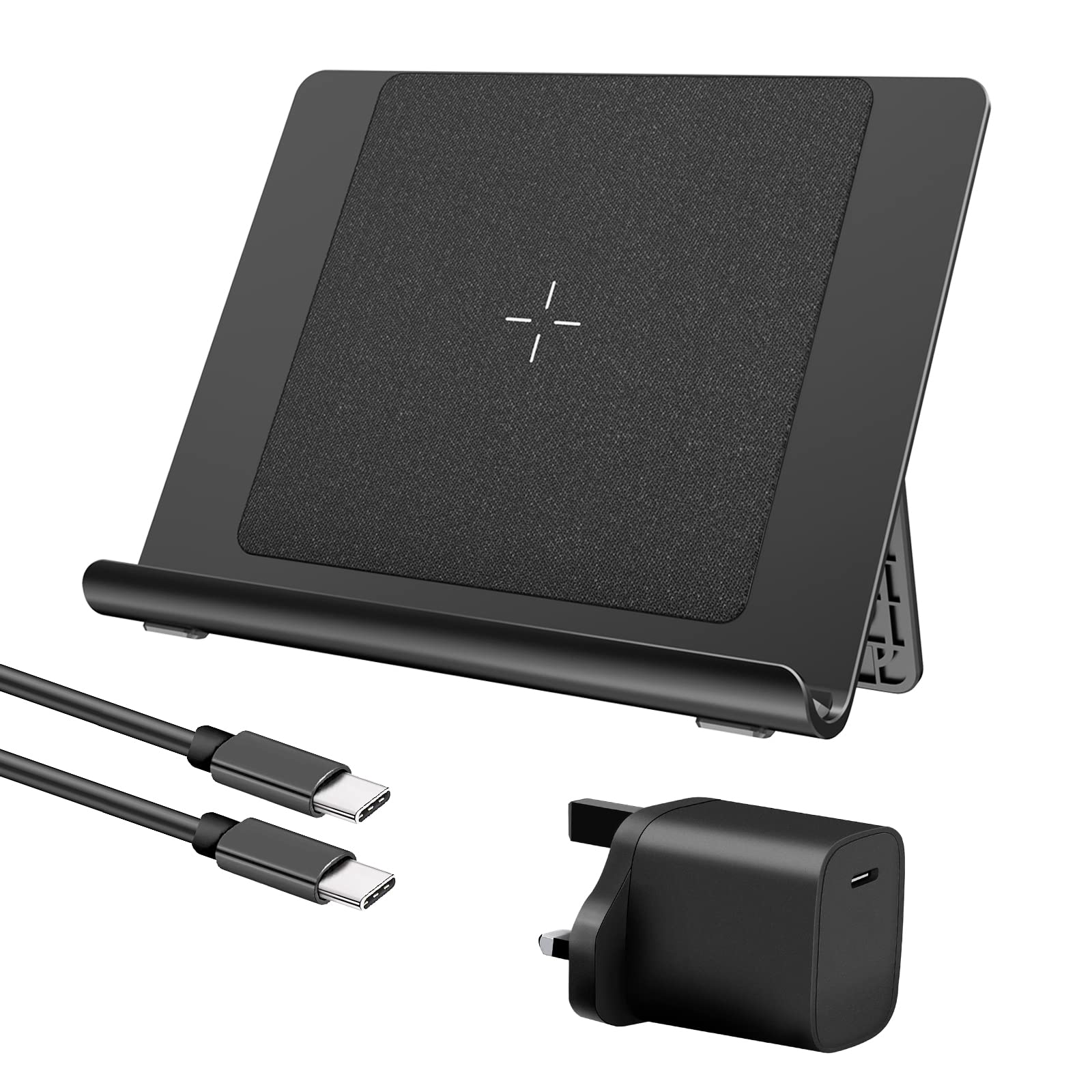 Foldable Wireless Charging Dock for Fire HD 10 Plus/Fire HD 8 Plus ...