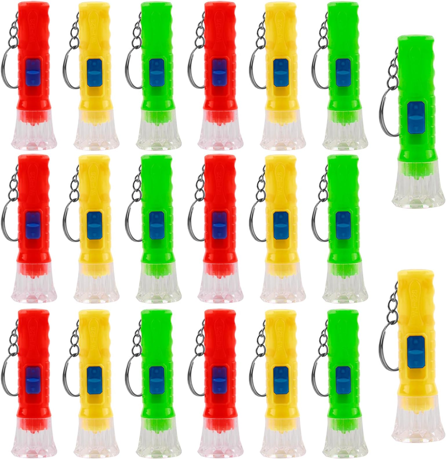 QTMMC 20 Pcs Mini Torches Kids Keyring Torch Led Small Flashlight ...
