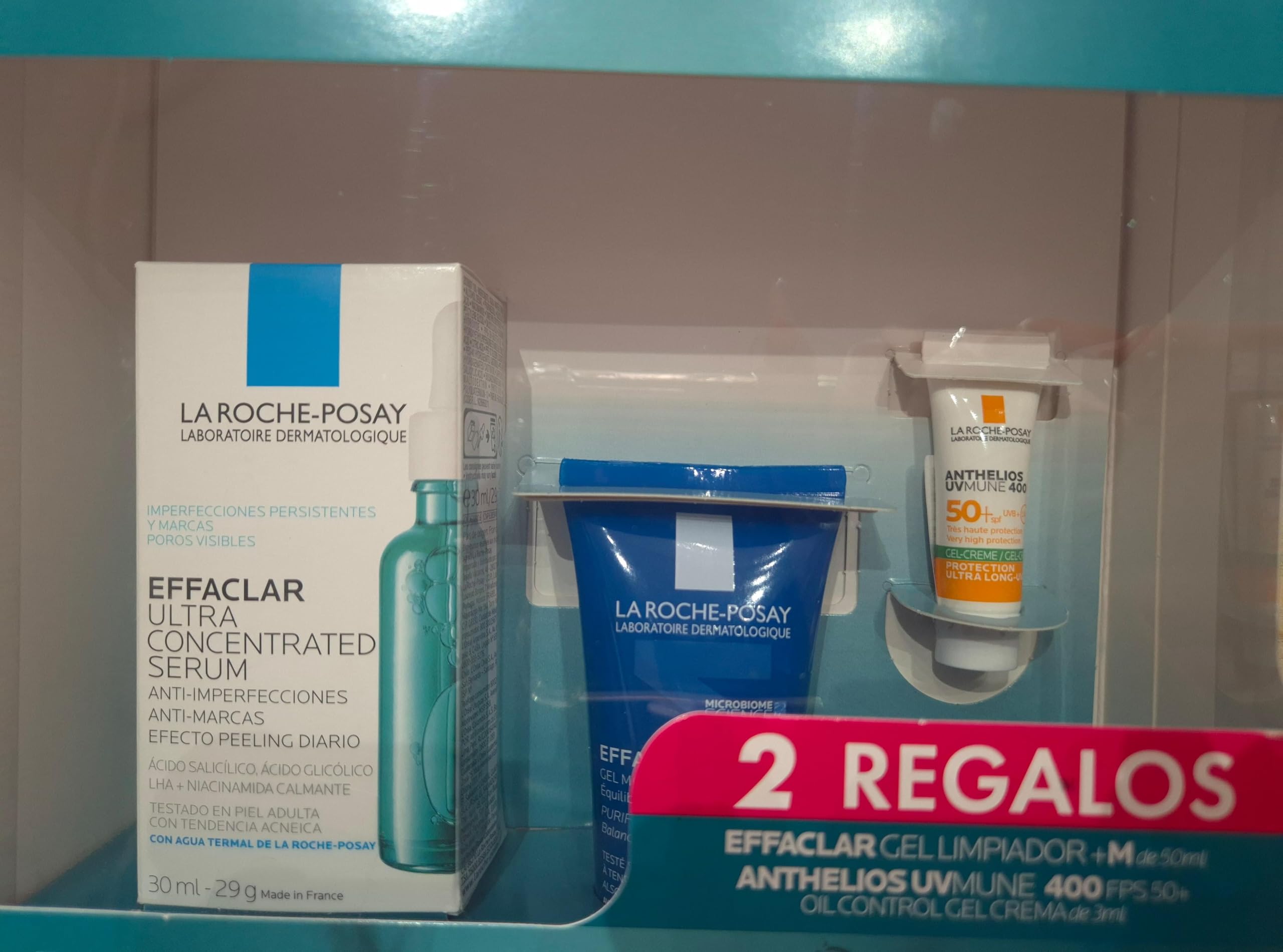 KIT EFFACLAR GEL LIMPIADOR PURIFICANTE 50ML+ EFFACLAR SERUM ULTRA ...