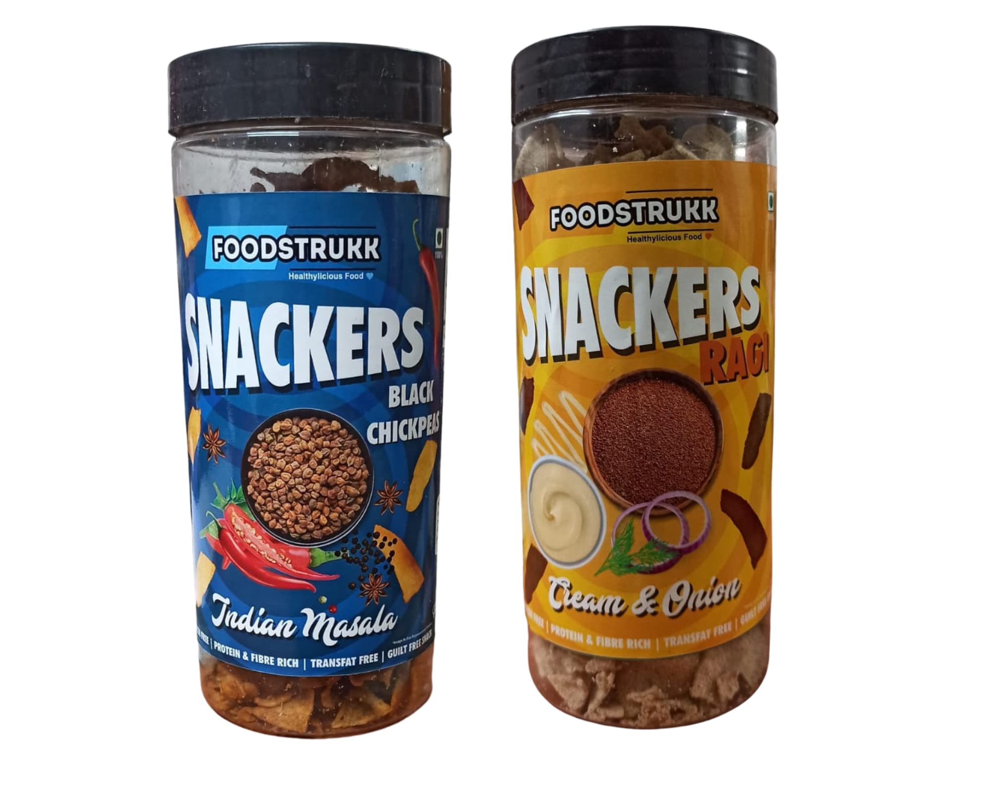 Buy Foodstrukk Chickpeas Indian Masala and Ragi Cream n Onion Snackers ...