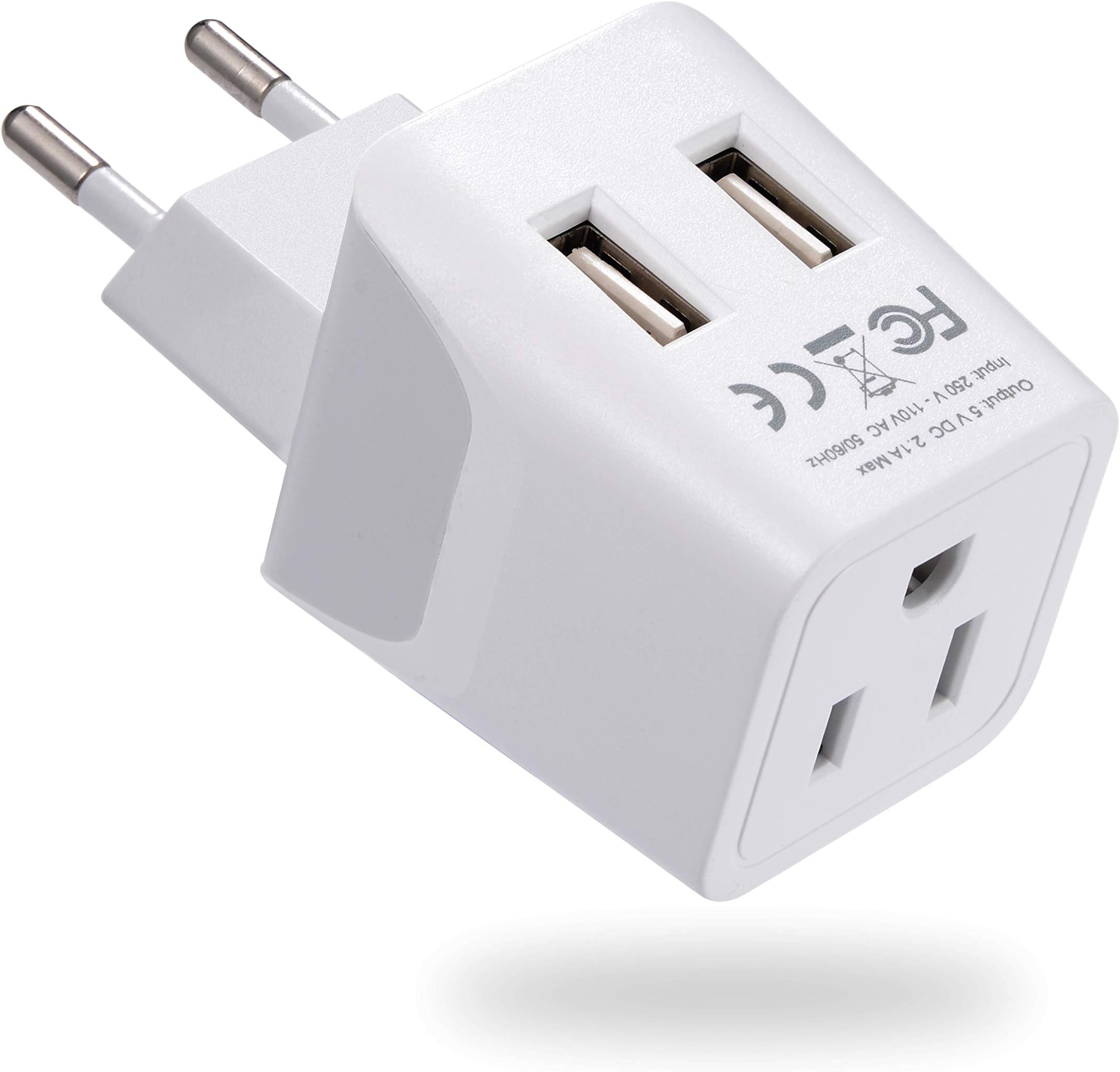 Amazon.com: United States to Egypt Travel Power Adapter to Connect ...