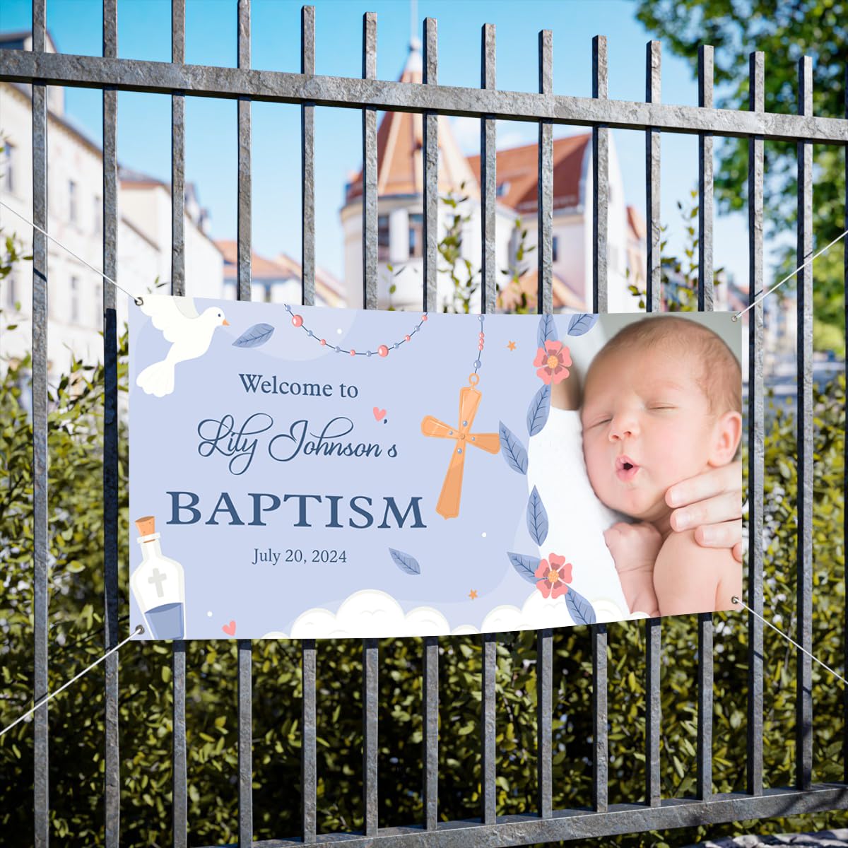 Printable Baptism Banner