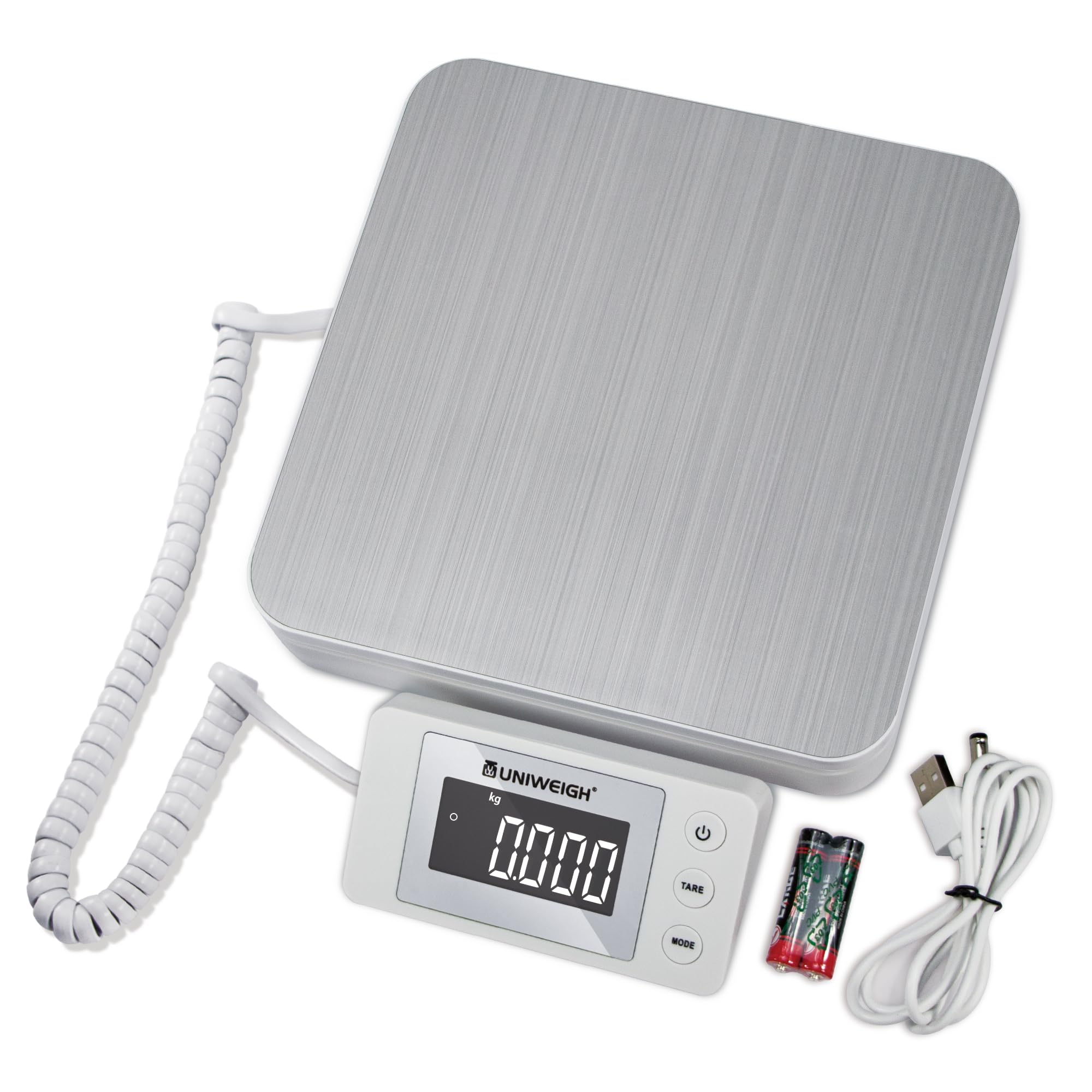 UNIWEIGH Digital Postal Scales,Parcel Postage Scale 88lb/0.1oz,Shipping ...