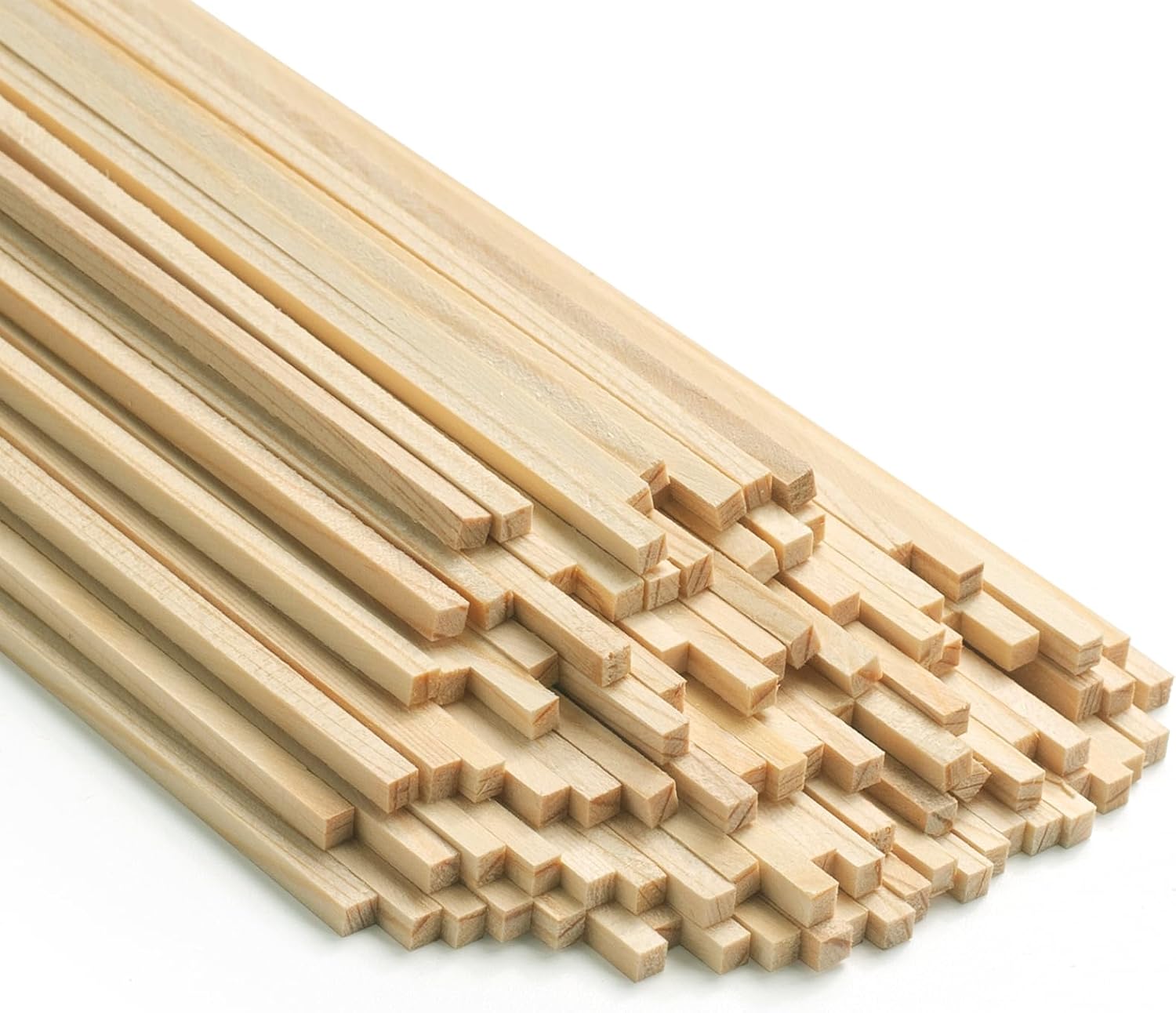 Amazon.com: Square Wooden Dowel Rods Wood Sticks for Crafts 1/8"x 12 ...