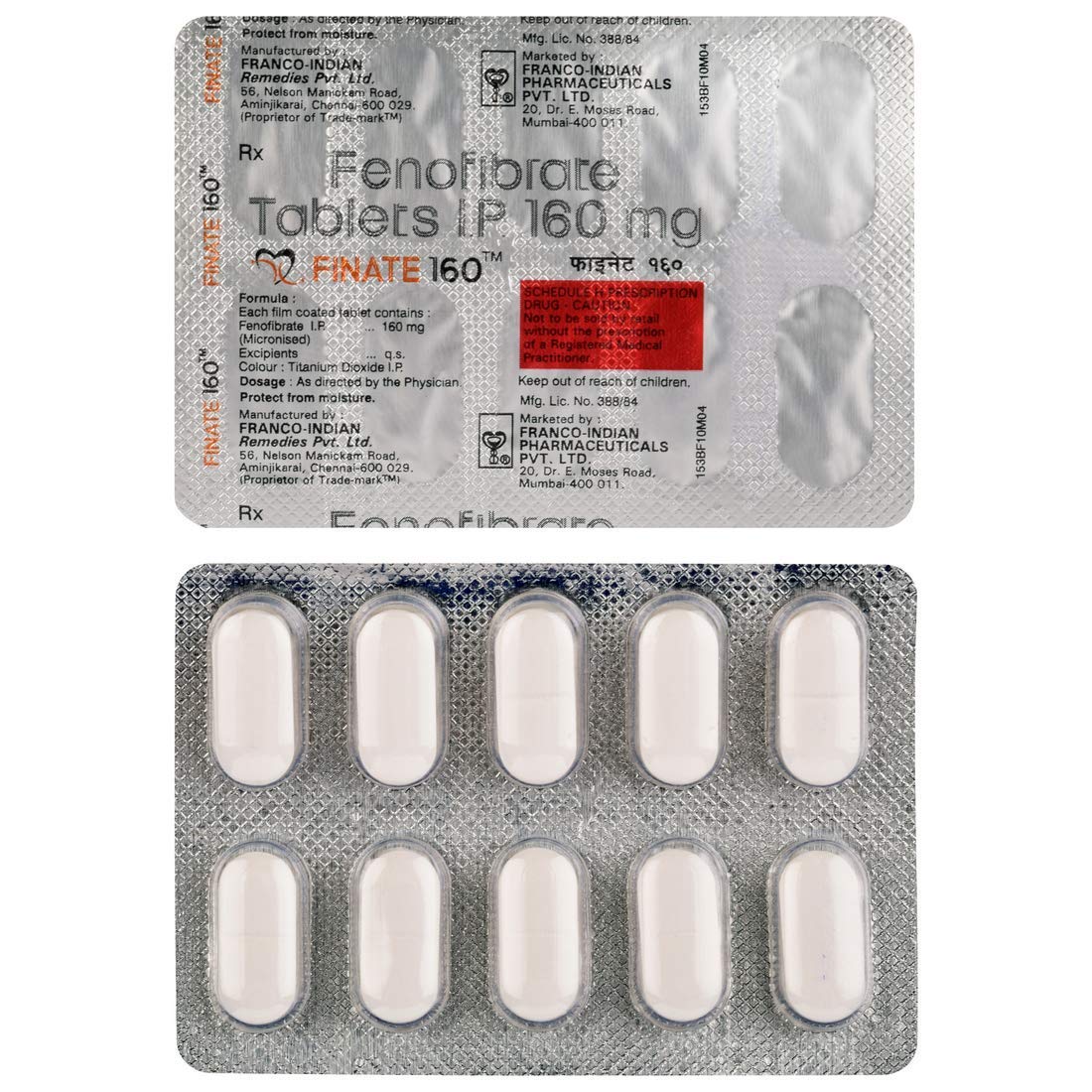 Finate 160 - Strip of 10 Tablets : Amazon.in: Health & Personal Care