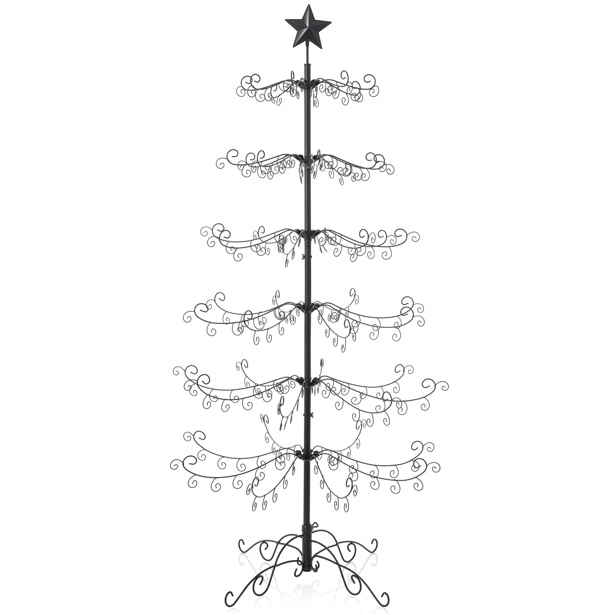 Amazon.com: Casafield Ornament Display Stand - 6' Black Wrought Iron ...