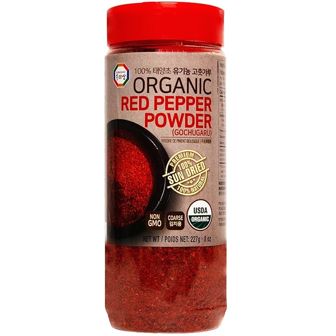 Amazon.com : Surasang Organic Gochugaru Korean Sun-Dried Red Pepper ...