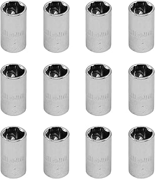 Amazon.com: YXQ 10mm Sockets, 6 Point 1/4 Inch Drive Shallow Socket Set ...
