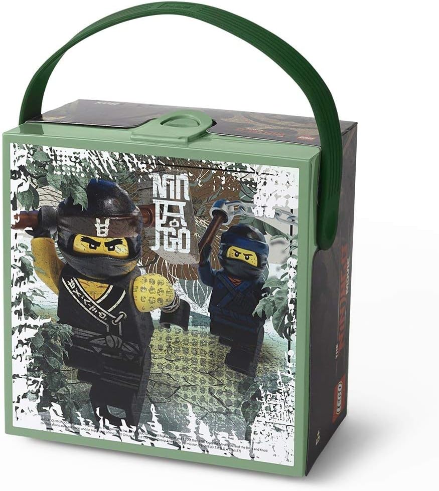 Amazon.com: LEGO Ninjago Movie Box with Handle Portable Lunch Box ...