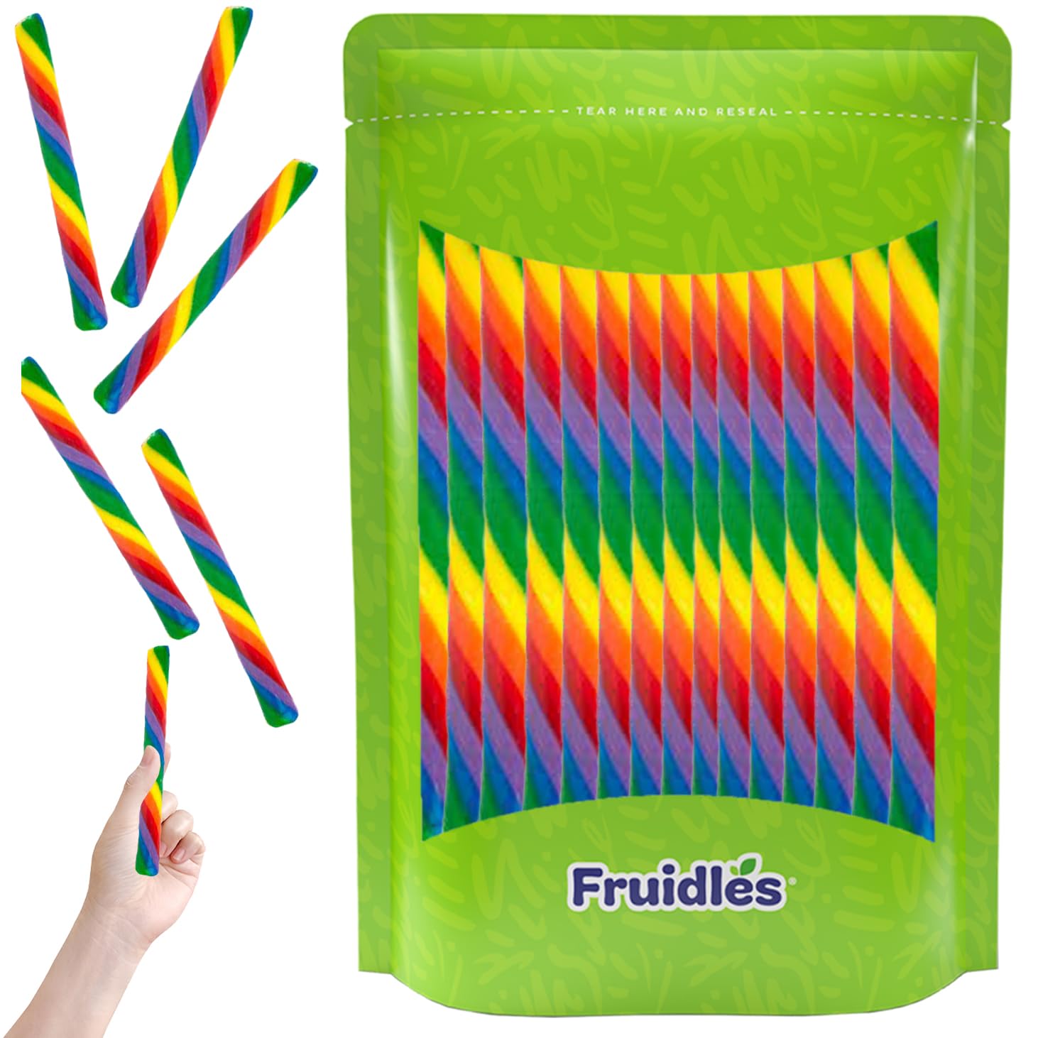 Amazon.com : Swirl Candy Cane Sticks Suckers, Old-Fashioned ...