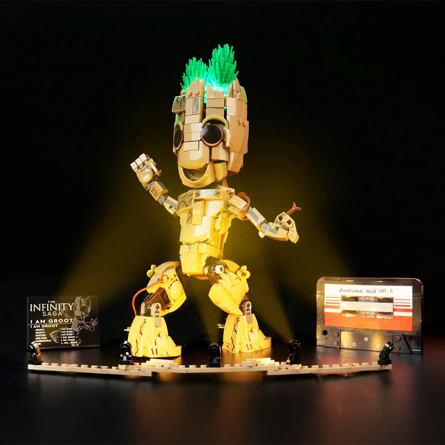 Amazon.com: Bourvill LED Lights Kit for Lego Marvel I am Groot 76217 ...