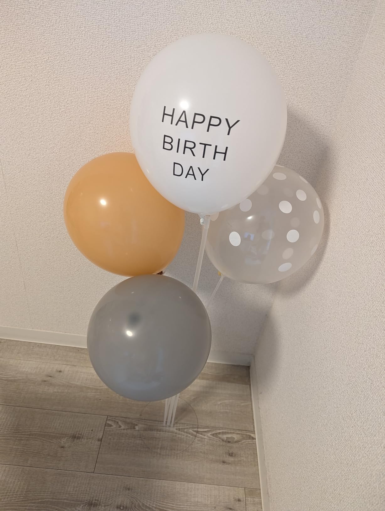 Amazon.co.jp: WeBirth （ウィバース） バルーンスタンド 2個セット 風船スタンド 両面テープ付き バルーンステック 風船立て バルーンホルダー 風船留め具 組み立て簡単 ...