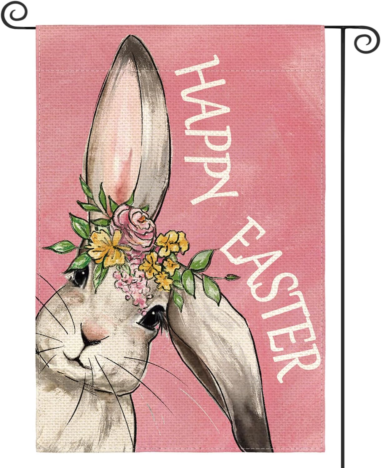 Amazon.com : Easter Garden Flag Bunny Vertical Double Sided Small ...