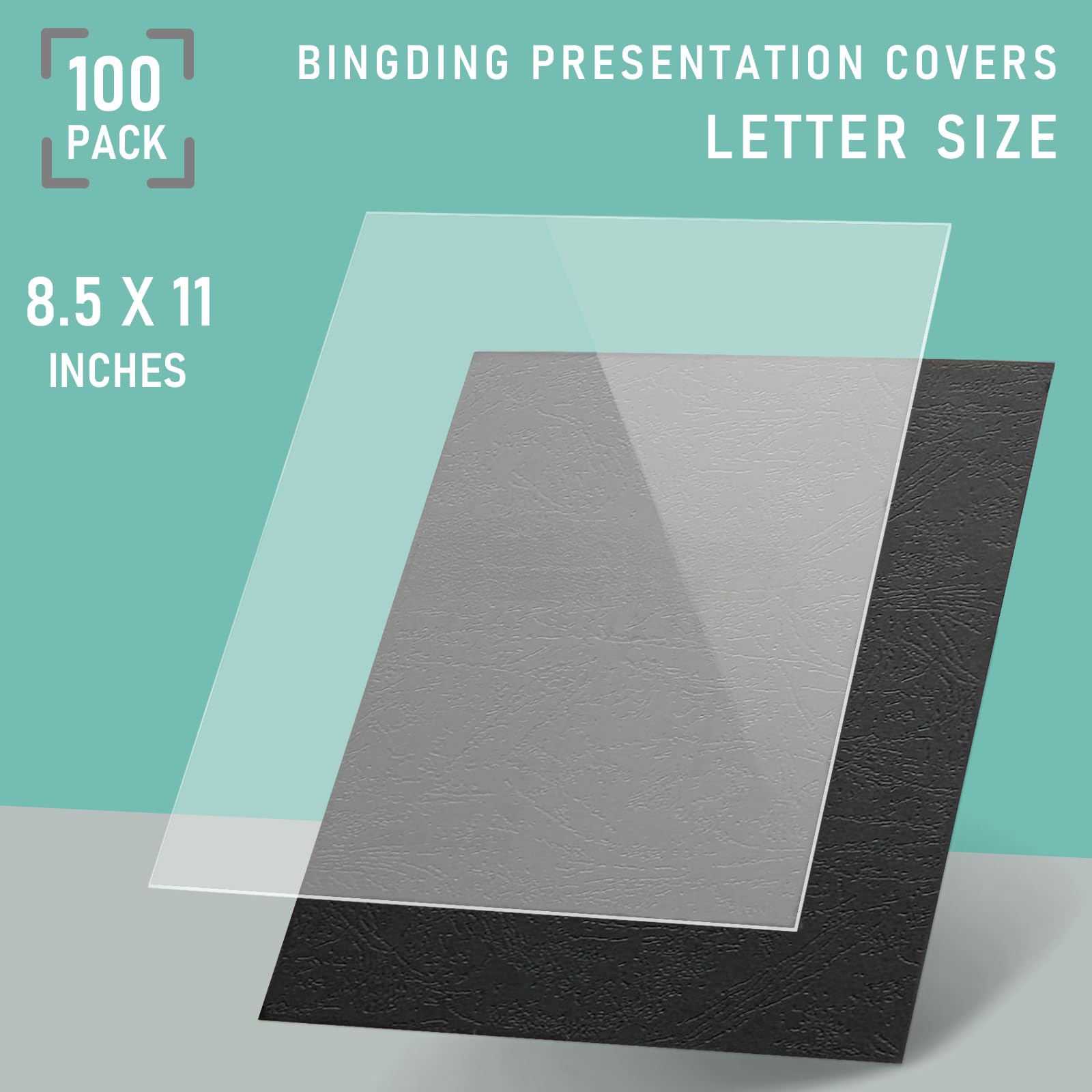 Snapklik.com : 8 Mil PVC Binding Presentation Covers, Clear Report ...