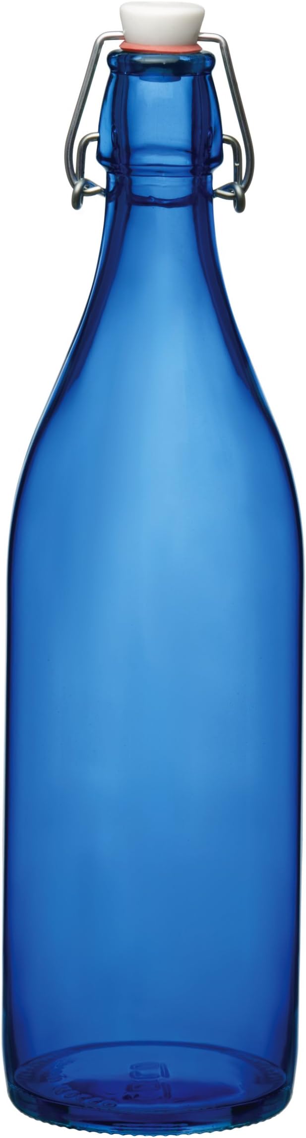 Vivaplex, 12, azul cobalto, botellas de vidrio de 16 onzas, con tapas ...