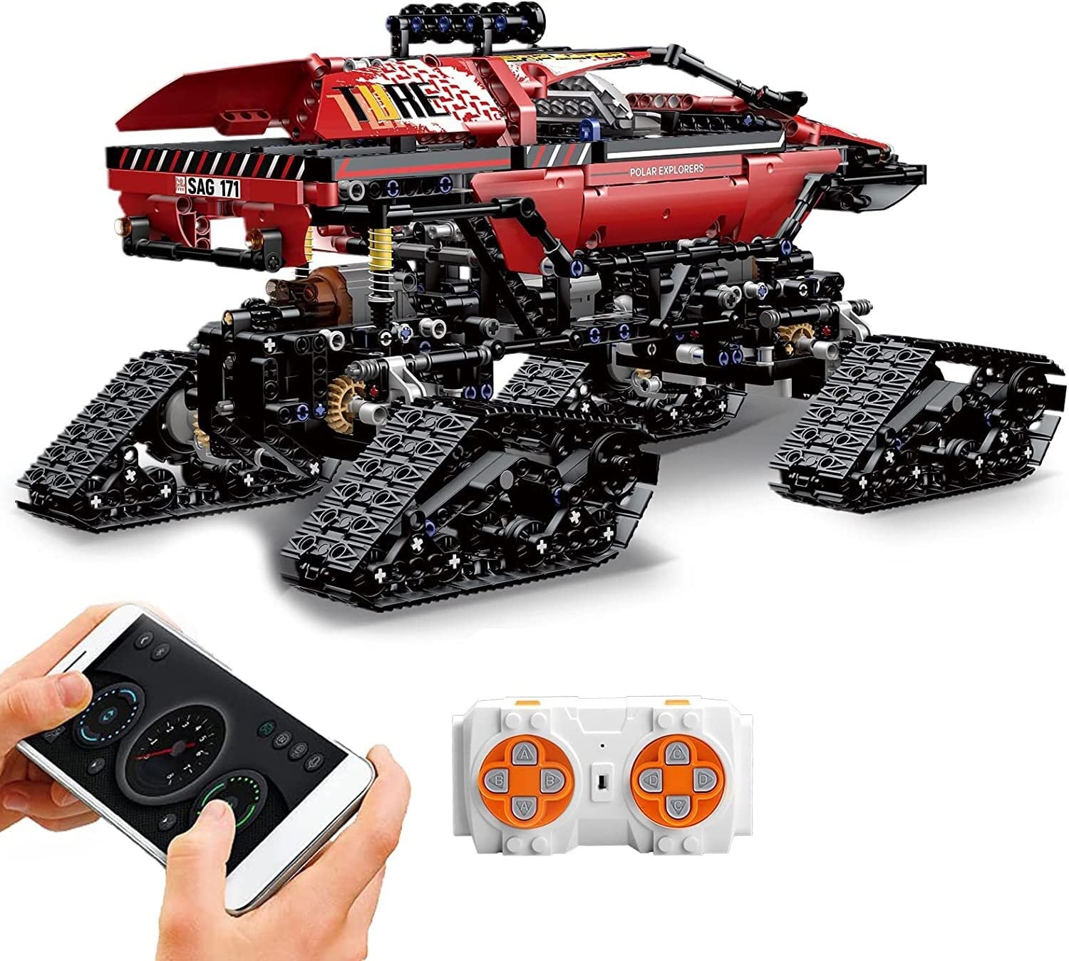 4x4 Off Road Buggy Remote Controlled Building Blocks 1381 Pieces ...