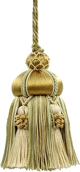 Elegant Hand-crafted 10cm (4") Key Tassel, 8.5cm (3 1/2") Loop ...