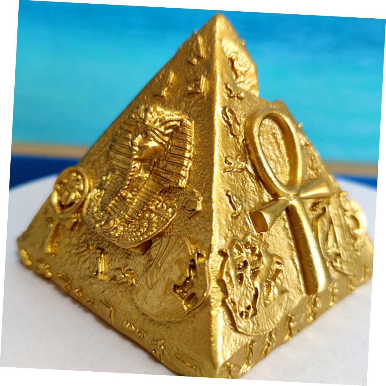 Dresser Jewelry Pyramid Furniture: 3 Drawer Triangular Chest Of