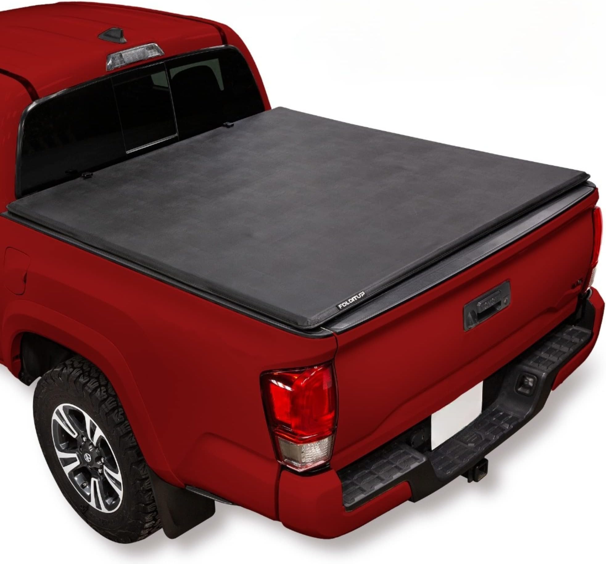 Amazon.com: LEER HF350M Tri-Folding Truck Bed Tonneau Cover, Fits ...