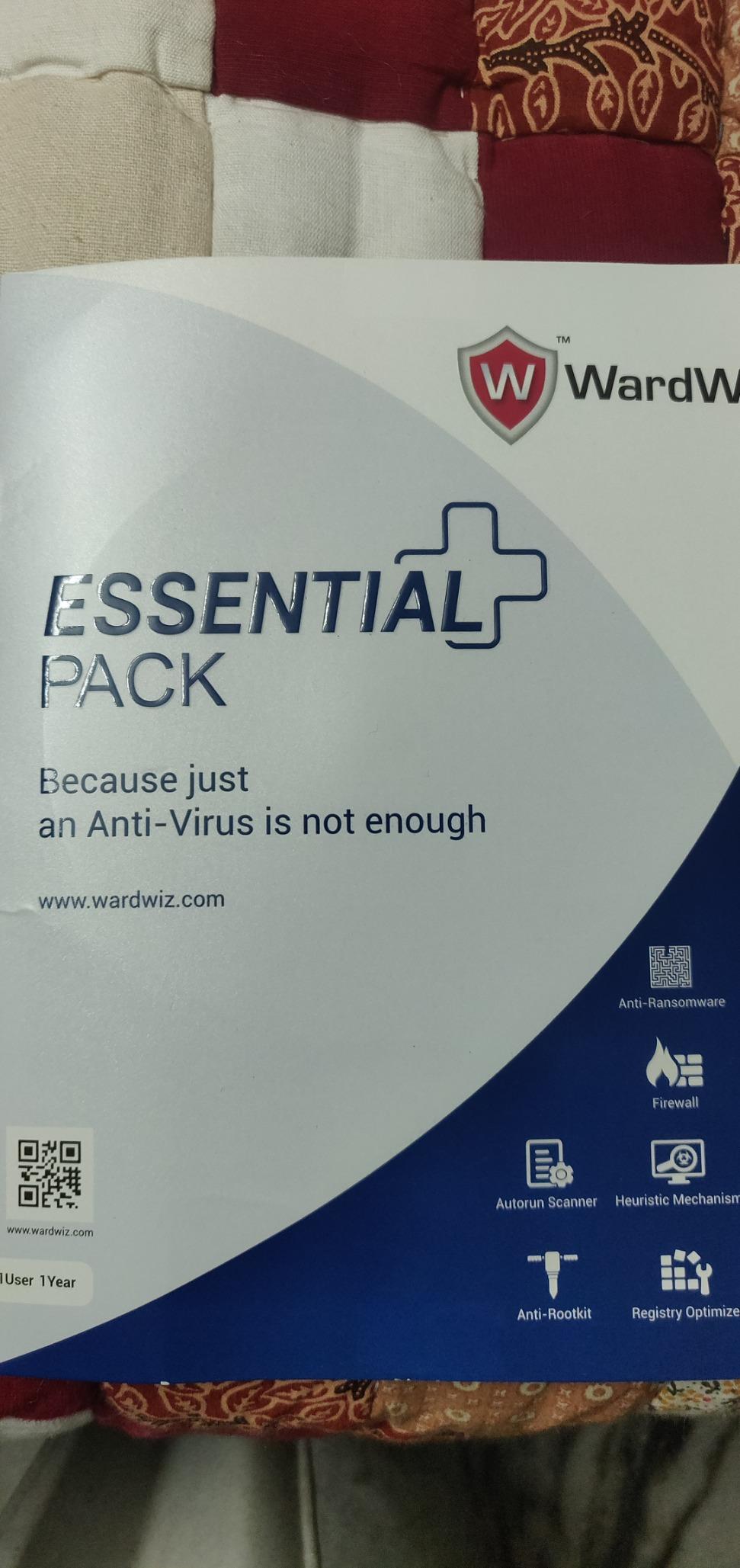 WardWiz Essential Plus Pack (Total Security) for PC - Registry ...