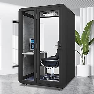 Amazon.com: X-Comfot Office Sound Booth with Audio Privacy - Portable ...