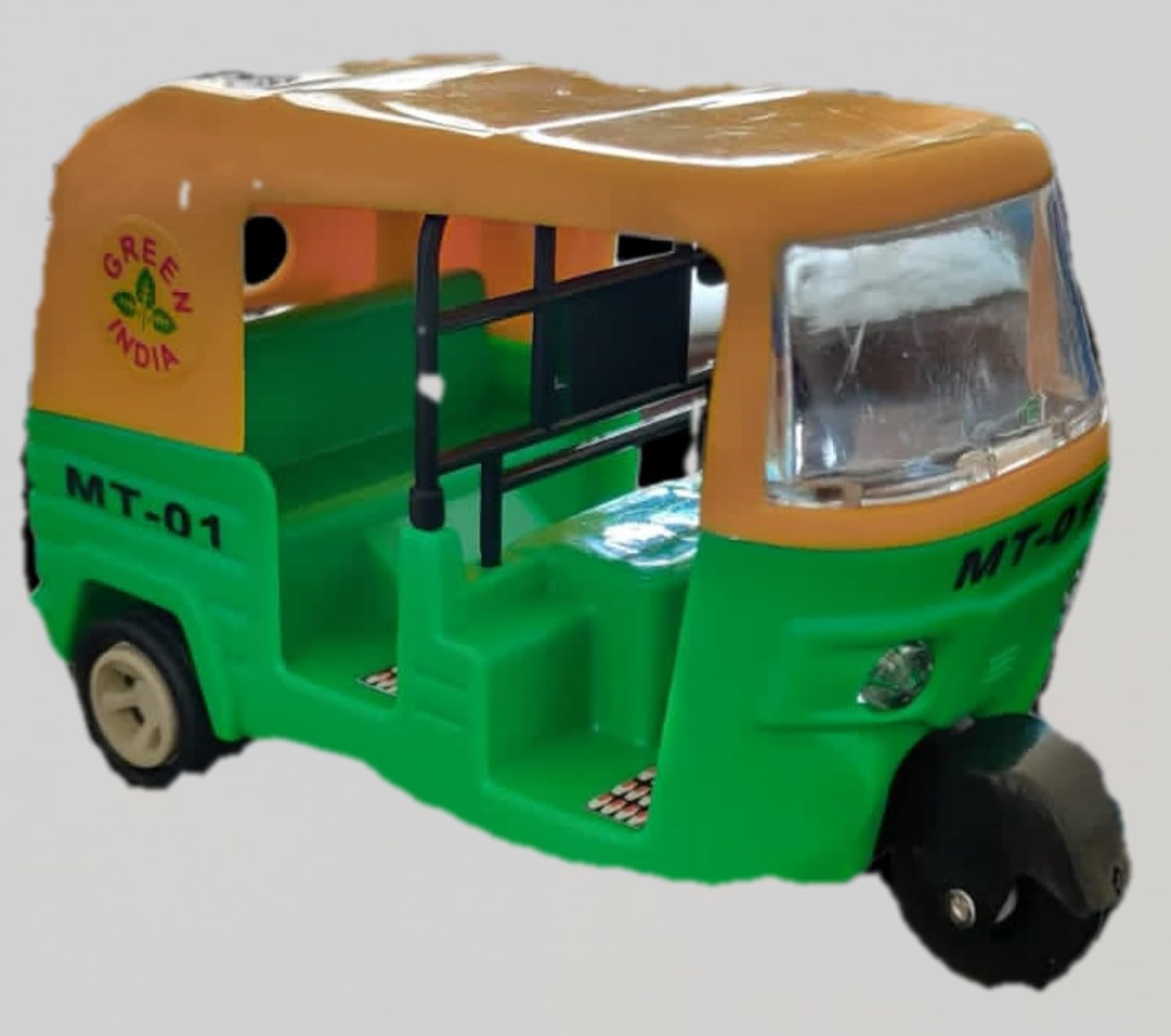 Buy Fit Fun Pull Back Auto Rickshaw Toy With Driver ; Mini Auto Vehicle ...