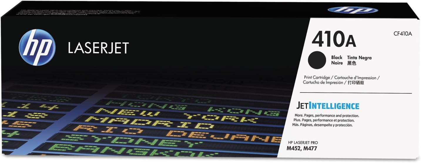 HP 410A (CF410A) Black Original Toner Cartridge : Amazon.ca: Office ...