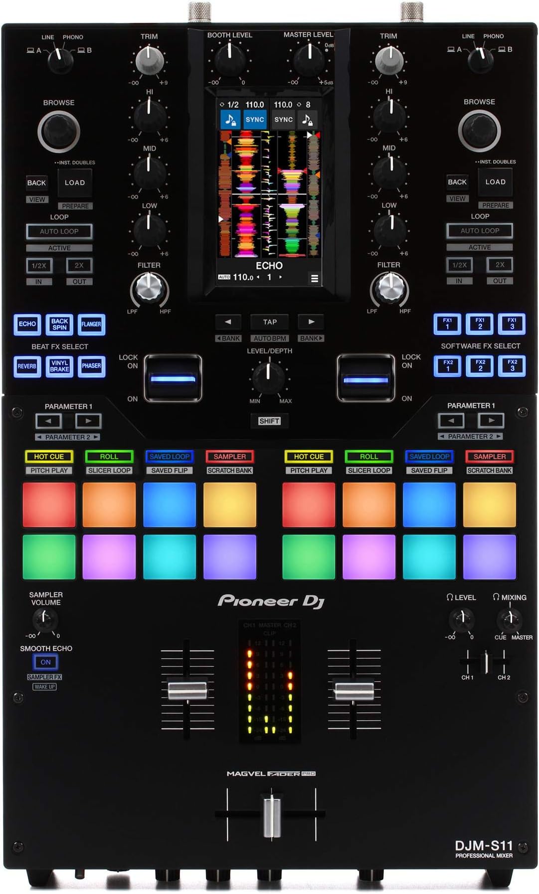 Amazon.com: Pioneer DJ DJM-A9 4-channel DJ Mixer : Musical Instruments