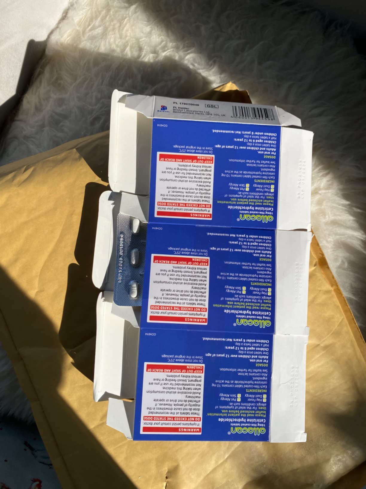 Allacan Cetirizine Hydrochloride Hayfever Allergy Tablets (30 Tablets x ...