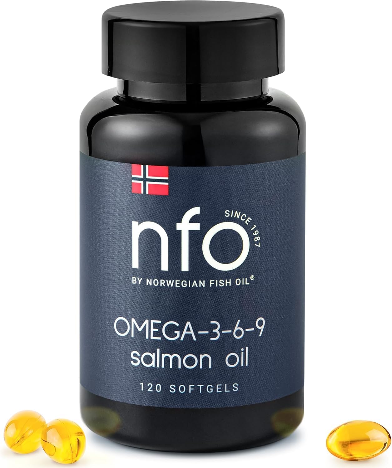 Amazon.com: NFO Omega 3 6 9 Salmon Oil [120 Capsules] Made in Norway ...