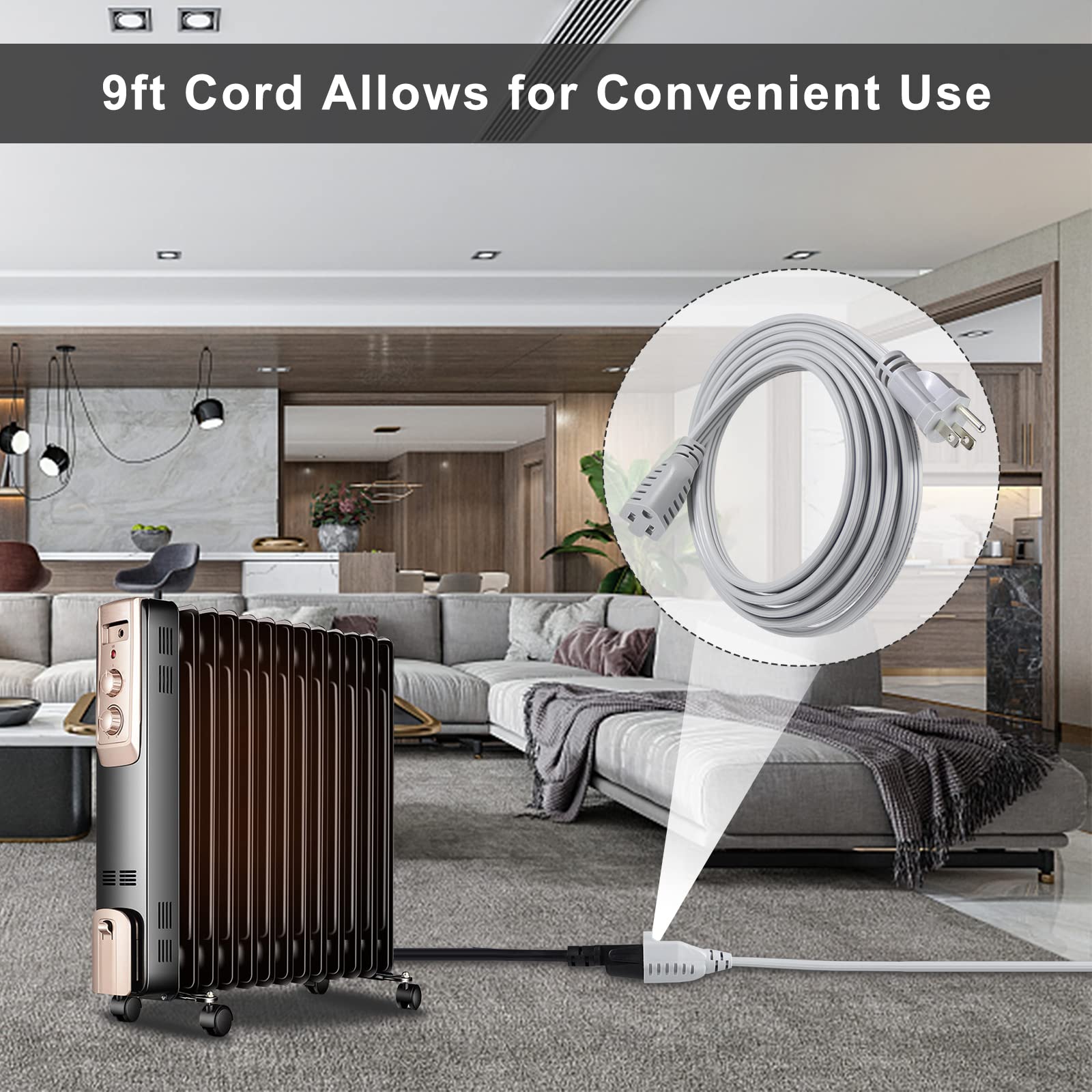 Snapklik.com : KUNCAN Appliance Power Extension Cord - Heavy Duty 14/3 ...