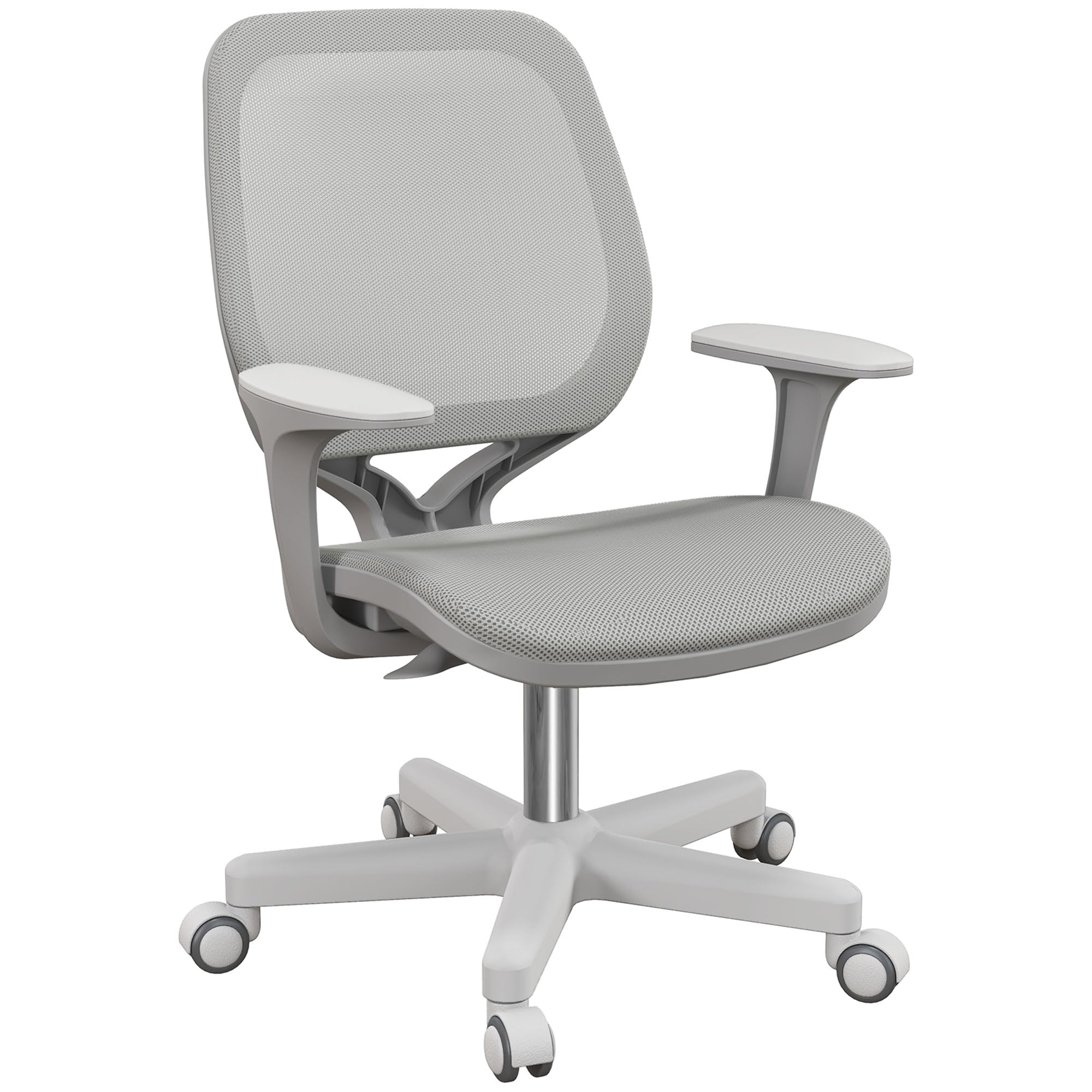Vinsetto Robust Chair, Small Mesh Computer Desk Chair with Adjustable ...