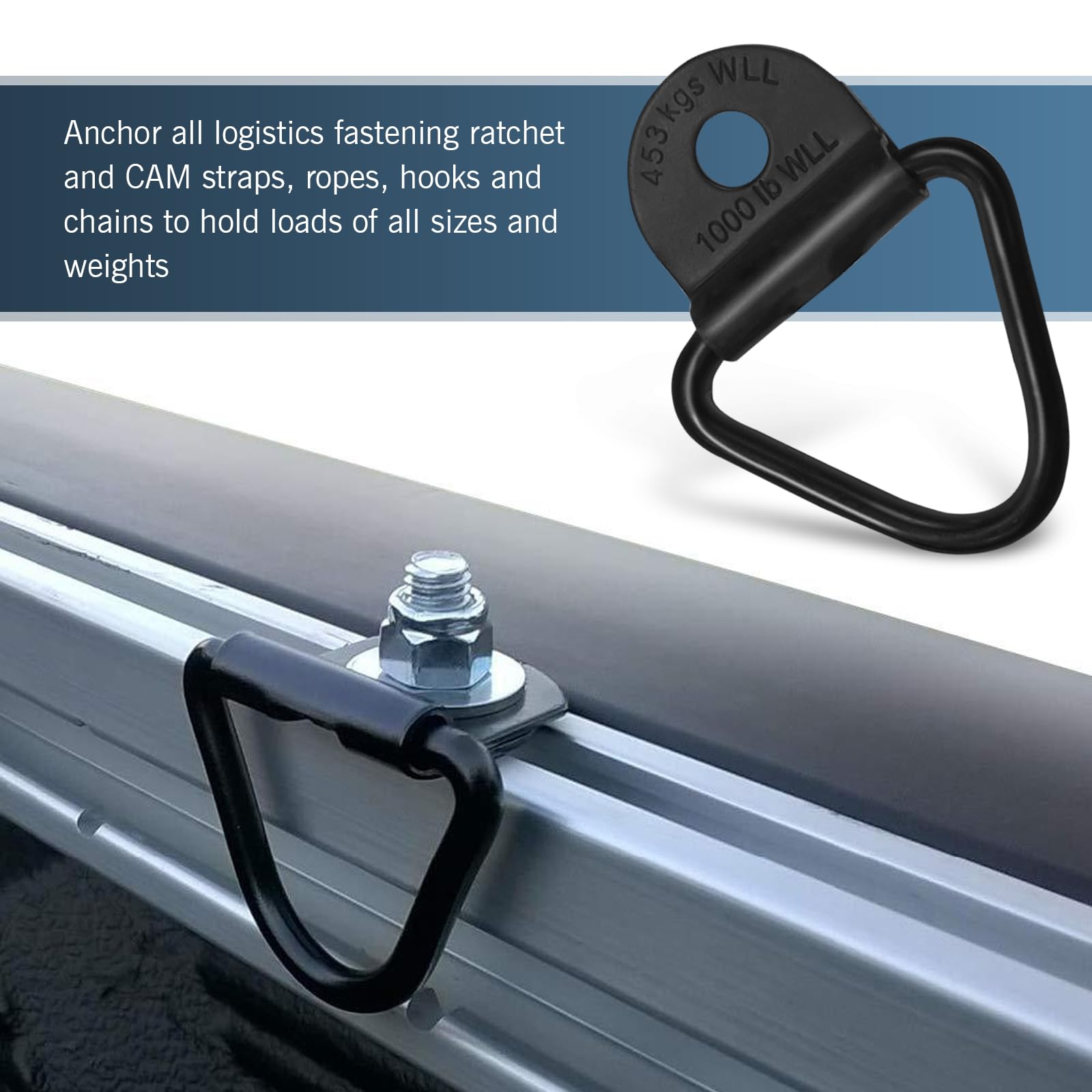 Snapklik.com : Tippwoo 4 PCS Car Tie Down Anchor, V-Shaped Truck Bed ...
