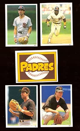 Amazon.com: 1990 Red Foley Stickers - SAN DIEGO PADRES Team Set ...