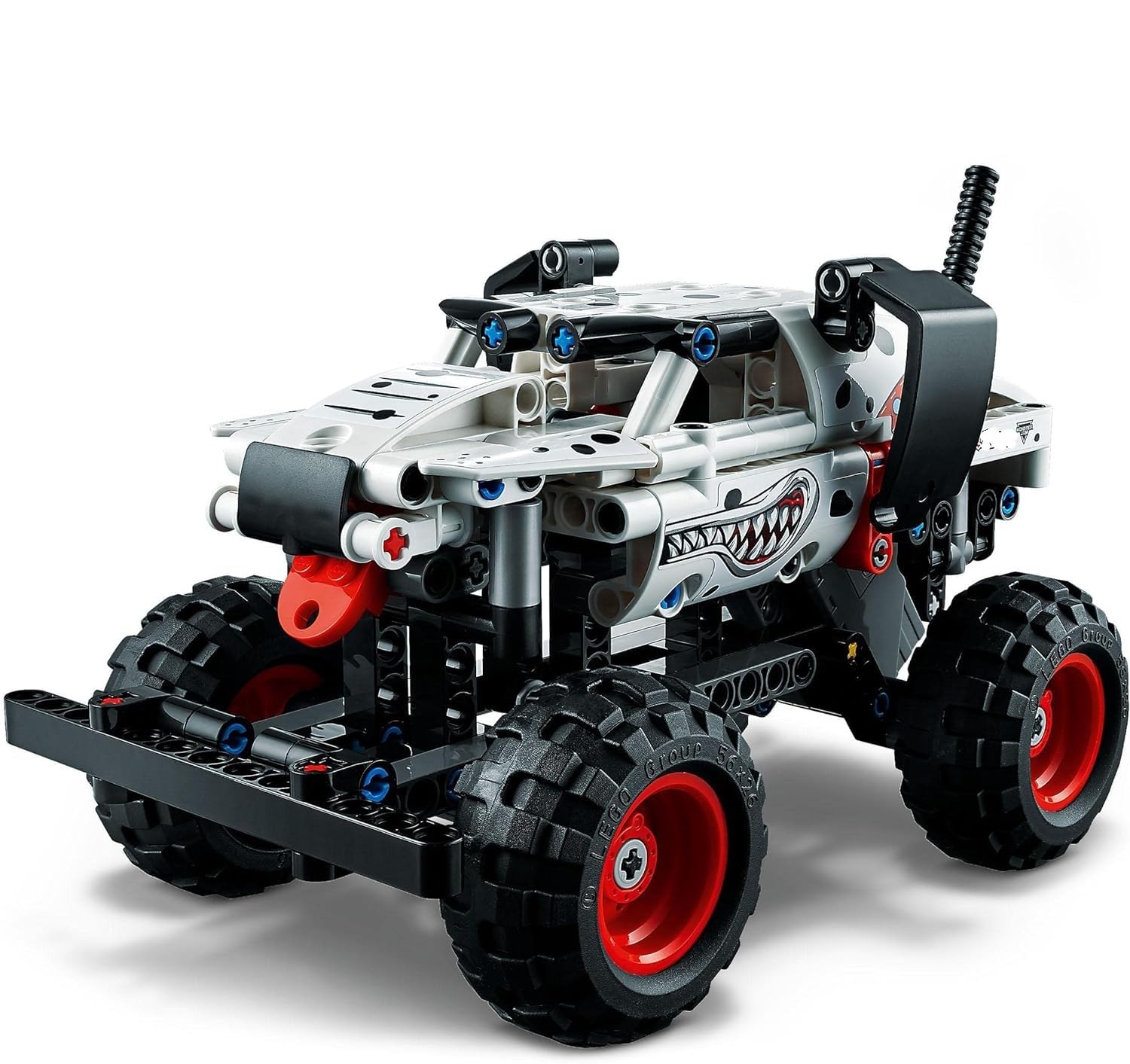 Elecart White Monster Dog Buggy Architect Brick Toys Age 6+ Building ...