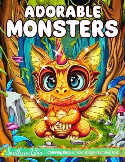 Adorable Monsters Coloring Book: A Collection of Weird and Lovable ...