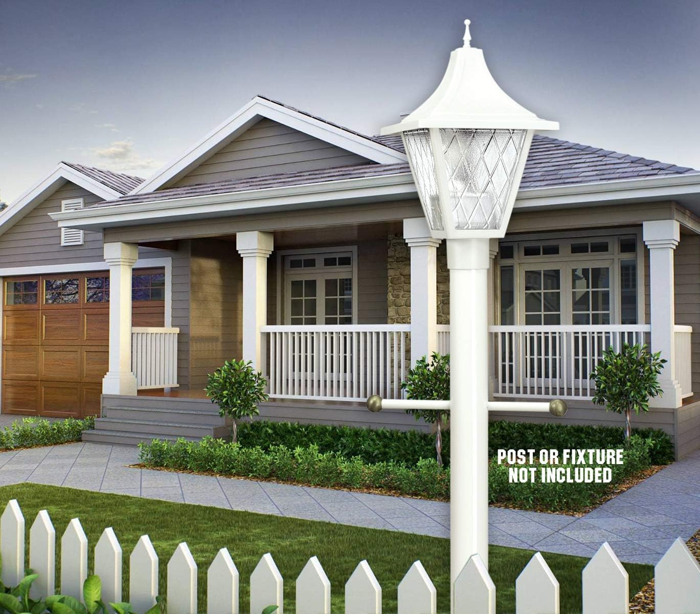 Buy Solus SCA-335WH 15 Aluminum Cross Arm Ladder Rest for Outdoor Lamp ...