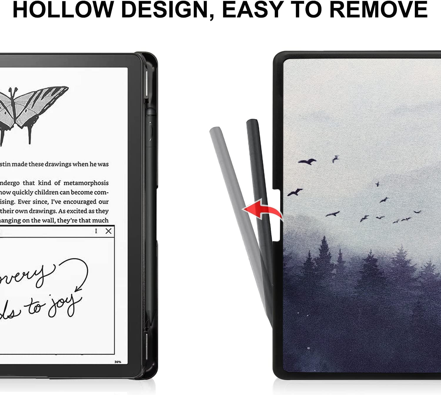 Notepad Electronic GOVTVA Magnetic Case For Onyx Boox Go 10.3 EPaper ...