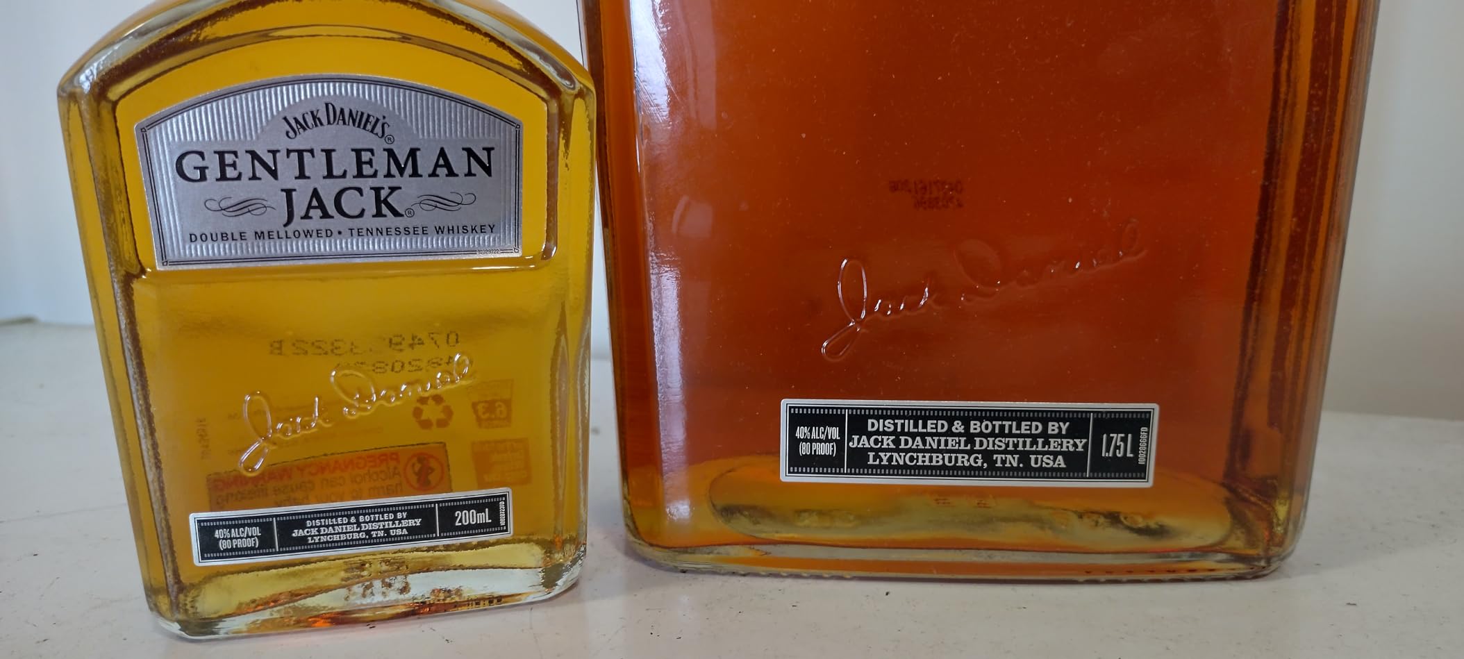 Jack Daniel's Gentleman Jack, Double Mellowed Tennessee Whiskey, 1000ml ...