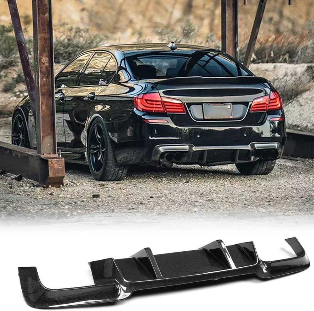 Amazon.com: MCARCAR KIT F10 Carbon Fiber Rear Diffuser for BMW 5 Series ...