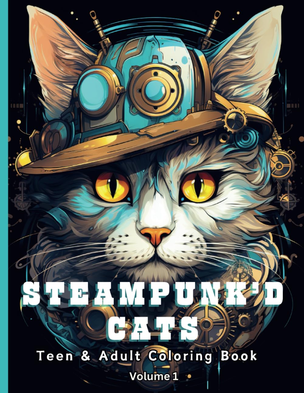 Amazon.com: Steampunk’d Cats Coloring Book Volume 1: Fantastical Cat ...