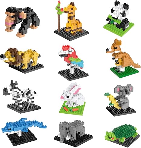Amazon.com: FUN LITTLE TOYS Party Favors for Kids, Mini Animals ...