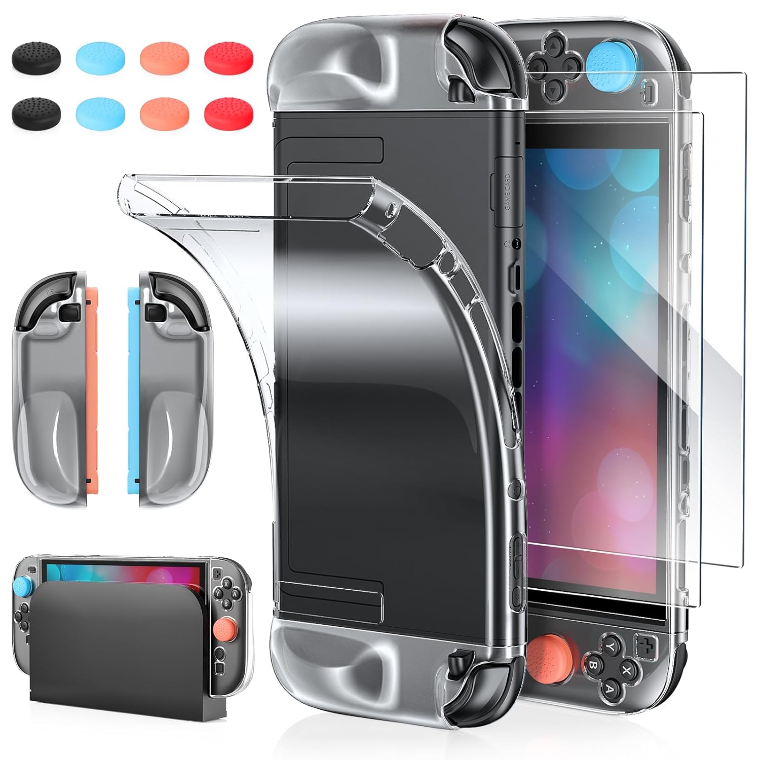 TPU Dockable Case for Nintendo Switch 2, Separable Protective Cover for ...